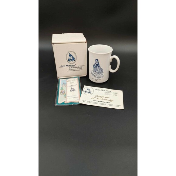 June McKenna | Dining | 996 June Mckenna Jolly Ole St Nick Santa Mug ...